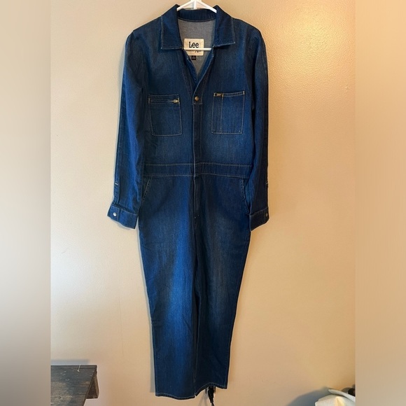 Lee | Pants & Jumpsuits | Lee Union Alls Jumpsuit Denim Small Overalls ...